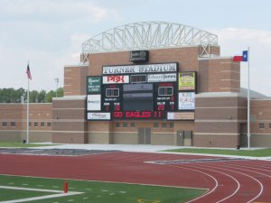 Texan GMC-Buick sponsors Turner Stadium plaza - Kingwood