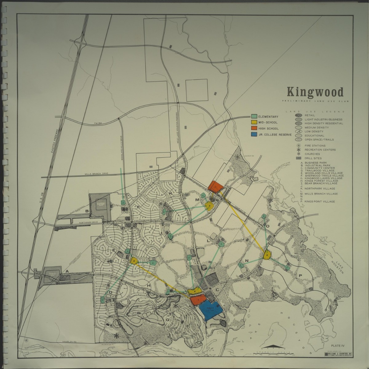 The original land use plan for Kingwood 1974. Found it and more