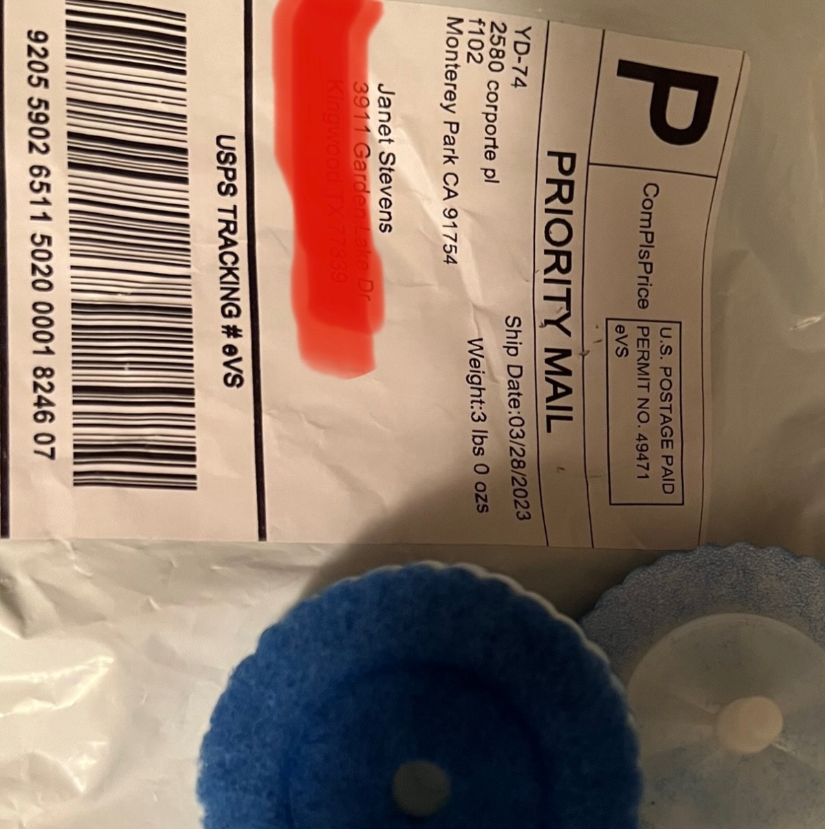 Just rec 'd from USPS: