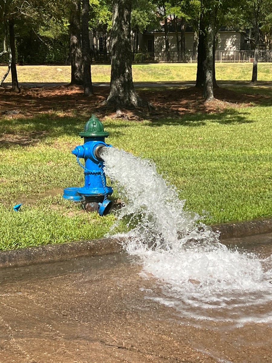 Oh no fire hydrant gully washer on high Valley
