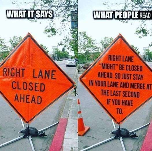 Road sign humor!