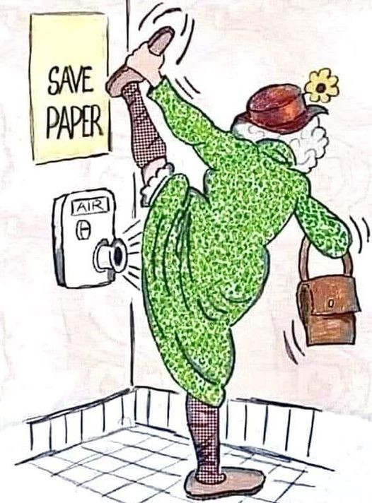Interesting way to save paper!