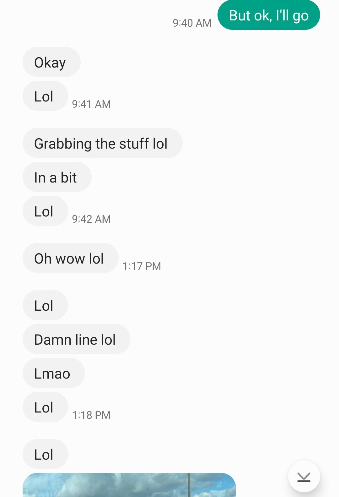 I work w a chick that laughs ALL the time, like a nervous giggle