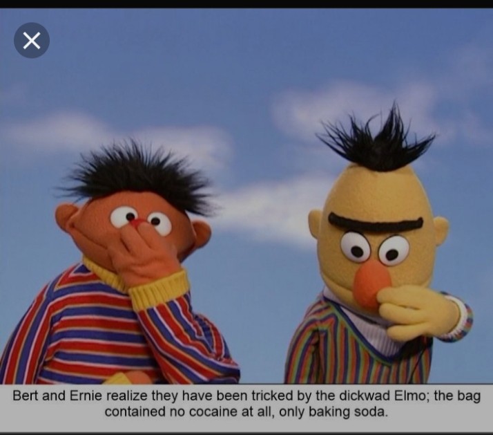 Bert & Ernie meme these are dark