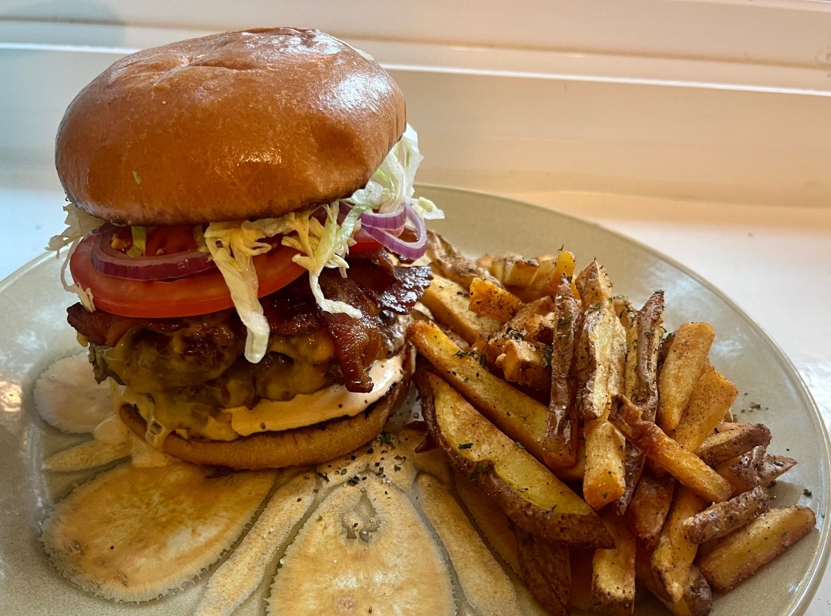 The best burger and fries I've ever made.