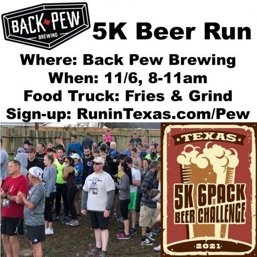 Back Pew Brewing Annual Beer Run