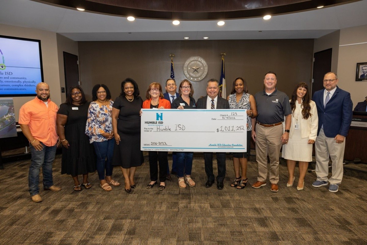 Over $1 million was awarded to Humble ISD schools during the 21-