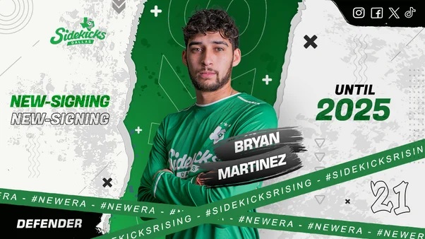 Bryan Martinez Signs for Dallas Sidekicks (MASL) - New Caney