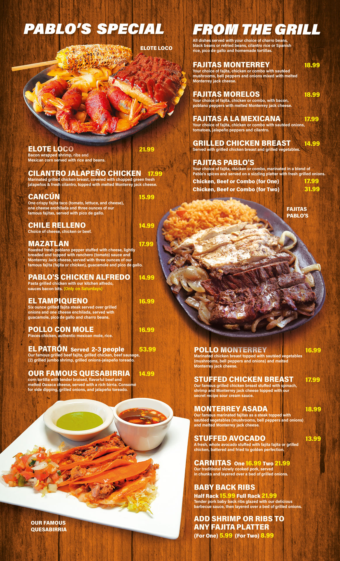 Pablo's Cantina Mexican Grill in Kingwood Texas